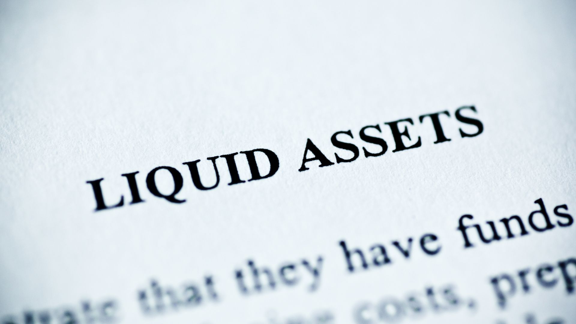 What Is the Difference Between Liquid and Illiquid Assets? - LocalPaper